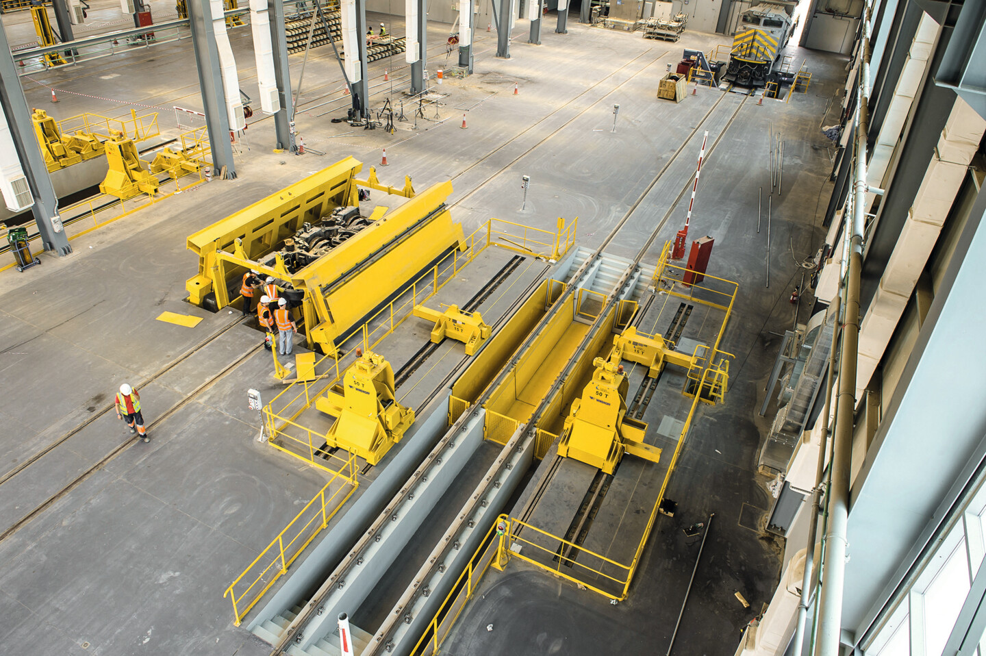 Bogie and wheelset changing technology - WINDHOFF Bahn und Anlagentechnik GmbH